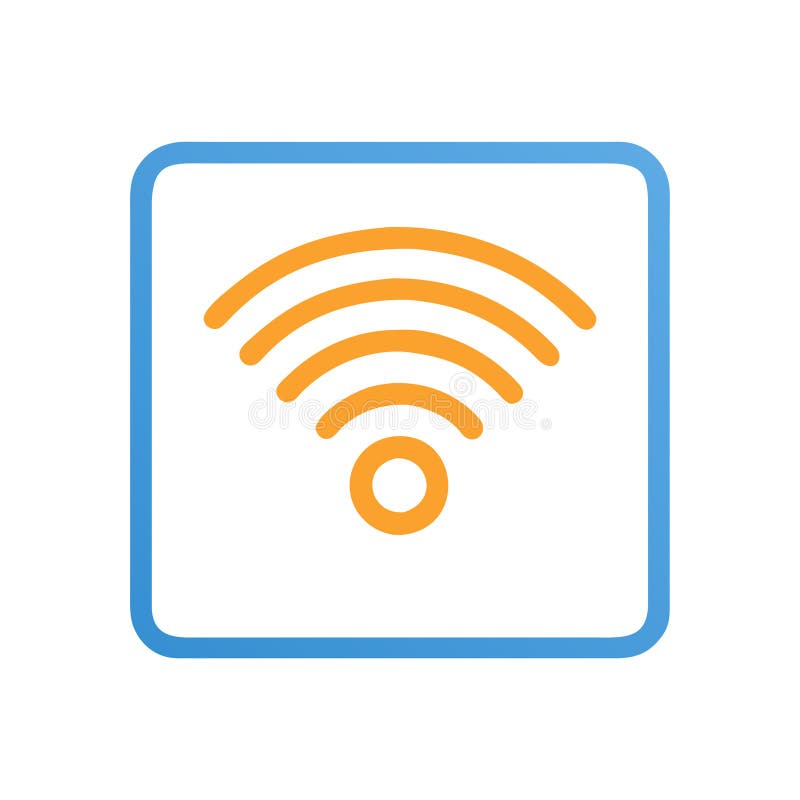 Wireless Signal Icon for Connectivity Stock Vector - Illustration of ...