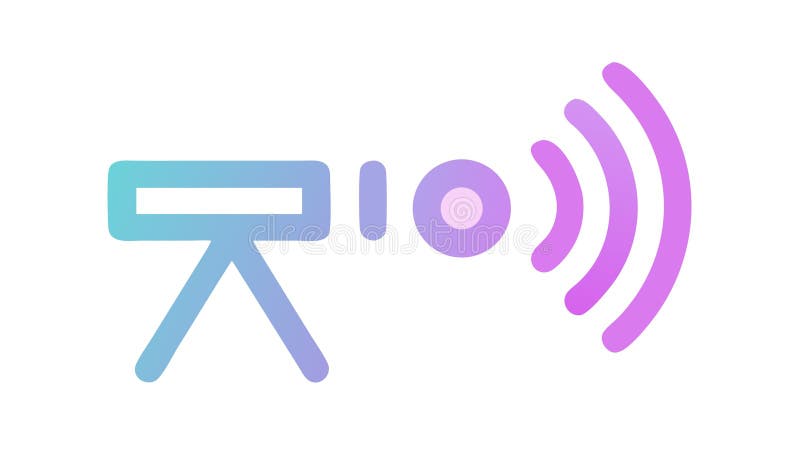 Wireless Signal Icon Emitting Waves From Device Network Connection Vector Design Generative