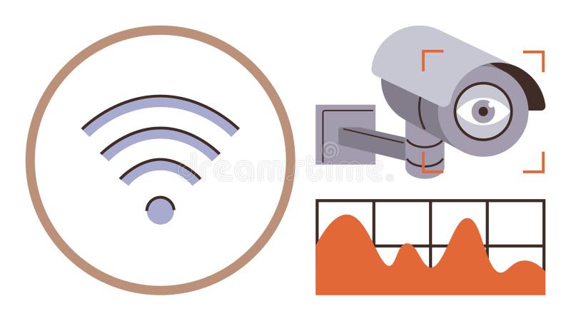 Surveillance Camera Tracking Stock Illustrations – 2,658 Surveillance ...
