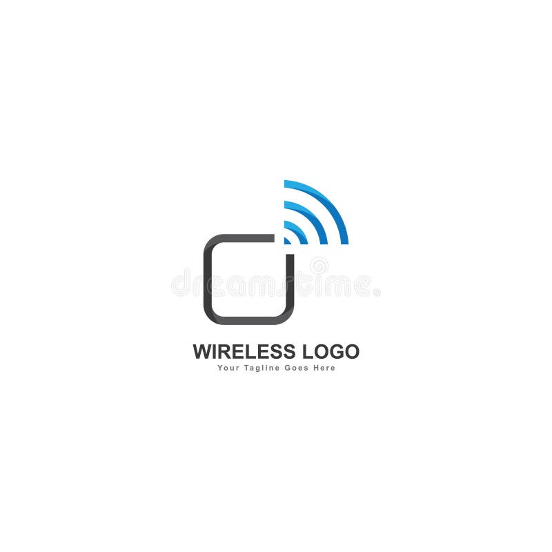 Wireless Signal Logo Design Template Wifi Stock Vector - Illustration ...