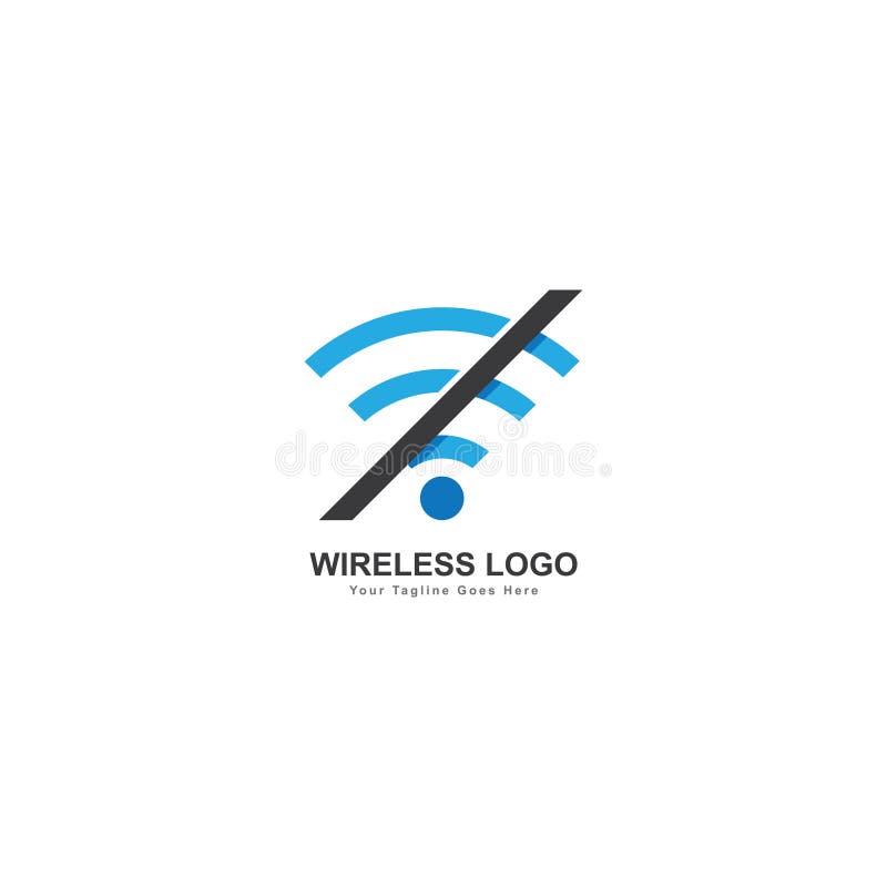 Wireless Signal Logo Design Template Wifi Stock Vector - Illustration ...