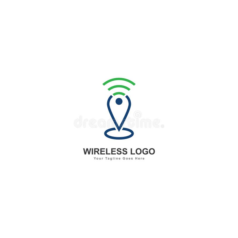 Wireless Signal Logo Design Template Wifi Stock Vector - Illustration ...