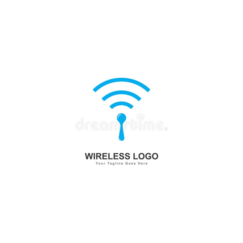 Wireless Signal Logo Design Template Wifi Stock Vector - Illustration ...