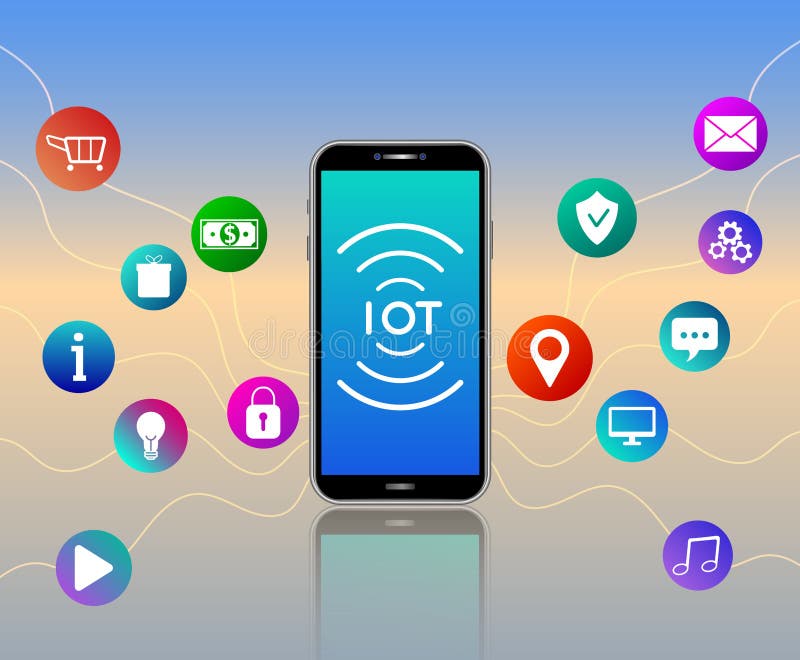 Wireless Social Media Network Communication Technology. Internet of ...