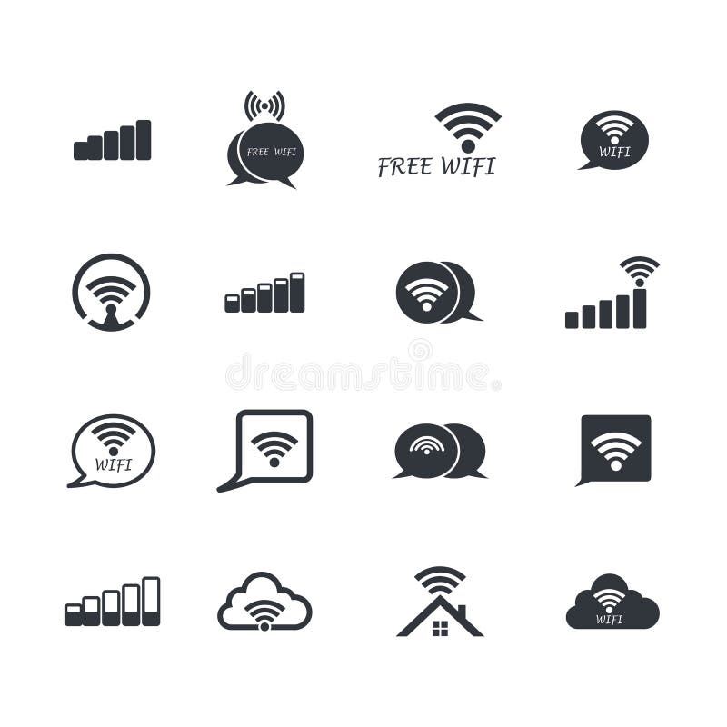 Wireless Symbol Illustration Stock Vector - Illustration of symbol ...