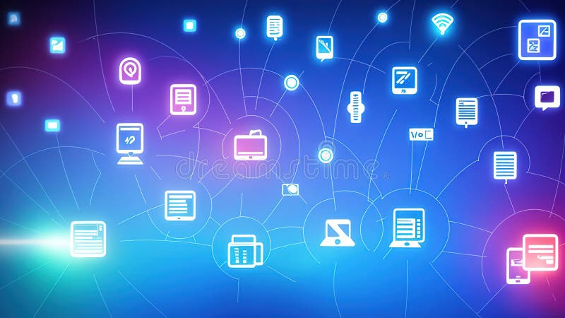 Wireless Technologies Communication that Brings People Together Stock ...