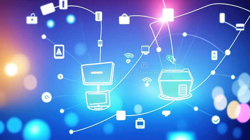 Wireless Technologies Communication that Brings People Together Stock ...