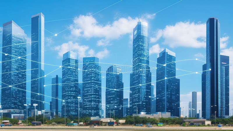 Wireless Technologies Communication that Brings People Together Stock ...