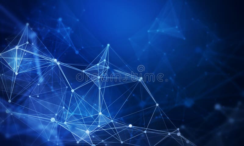 Wireless Technology Concept Stock Image - Image of abstract, polygonal ...