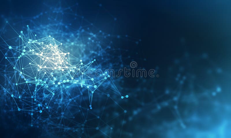 Wireless Technology Concept Stock Illustration - Illustration of dark ...