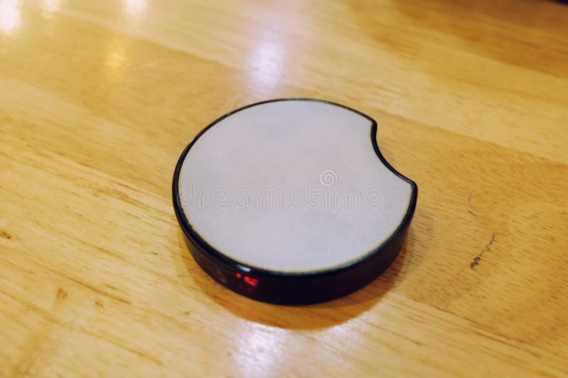 Wireless Technology Transmitter Device for Queues Waiting. Stock Photo ...