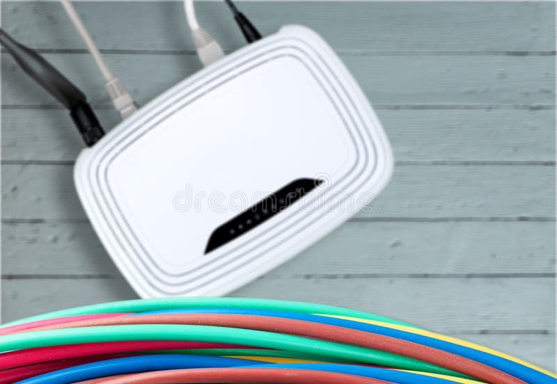 Network Connection Plug Isolated on White Stock Photo - Image of ...