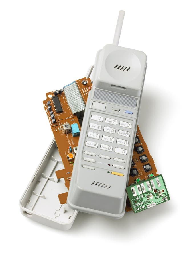 Wireless telephone stock image. Image of electric, button - 6781545