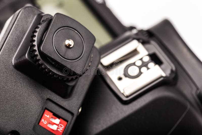 Wireless Trigger, with Camera Isolated on White Background ...