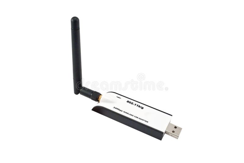 Wireless USB adapter stock photo. Image of adapter, data - 13108966