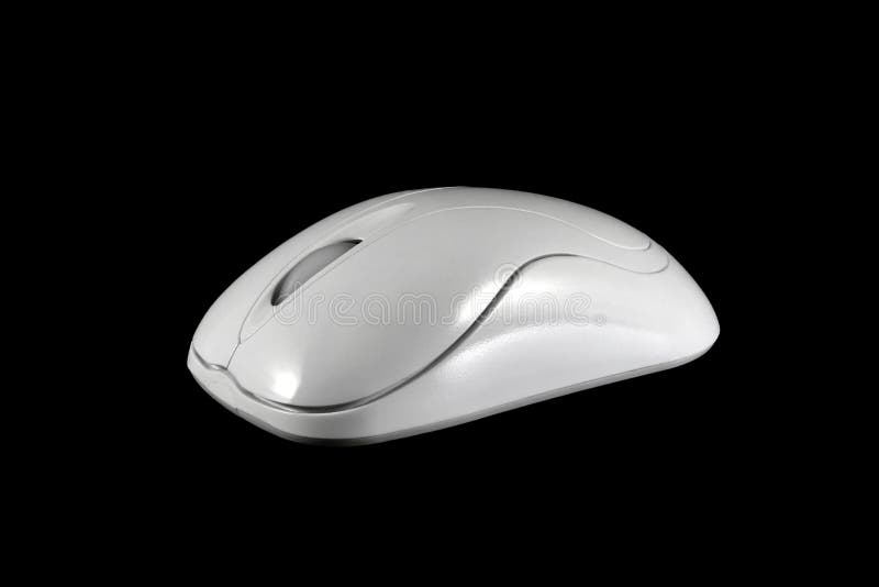 Wireless White Computer Mouse Stock Image - Image of technology ...