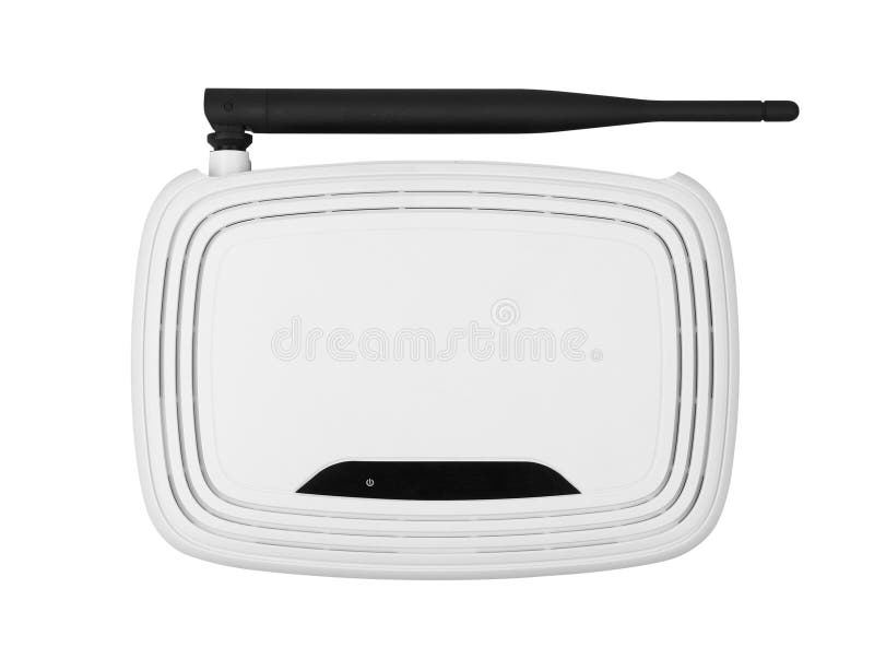 Wireless Wi-fi Router with Antennas Stock Image - Image of wifi ...