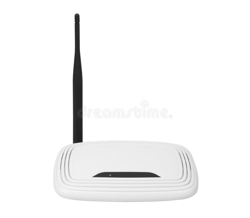 Wireless Wi-fi Router with Antenna Stock Image - Image of antenna ...