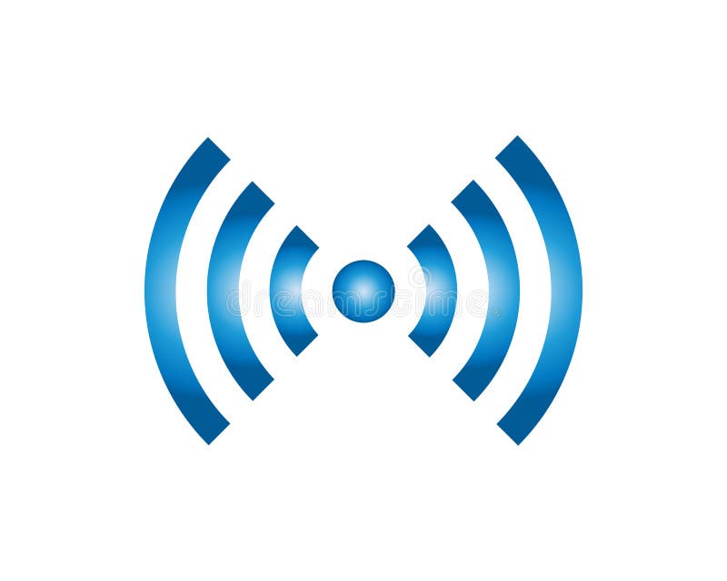 Wireless and Wifi Icon or Sign for Remote Internet Access. Podcast ...