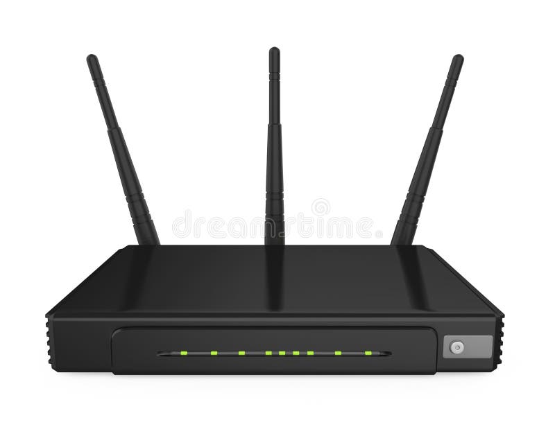 Wireless Wifi Router Isolated Stock Illustration - Illustration of ...