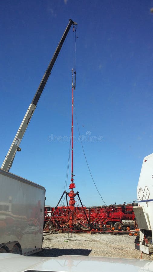 Wireline Lubricator on the Well Editorial Stock Photo - Image of ...