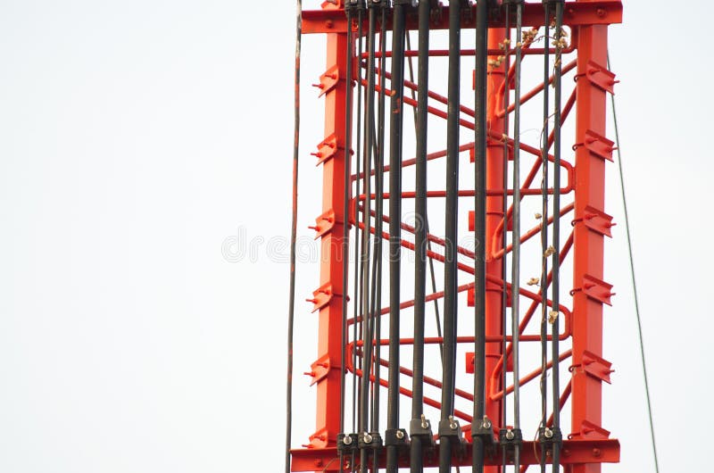 Wires and cables stock photo. Image of post, electric - 90213314