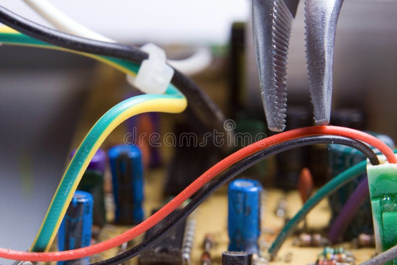 Wires stock image. Image of card, manufacturing, board - 31530027