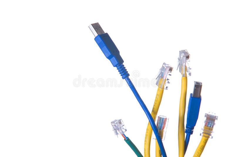 Wires Connected To A Modern Laptop Picture. Image: 8931319