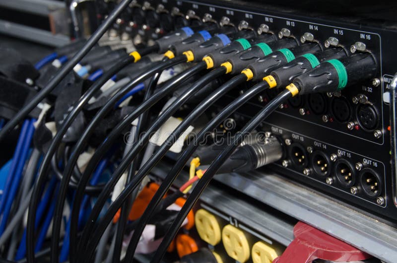 Wires Connecting Audio Control Panel Stock Photos - Free & Royalty-Free ...