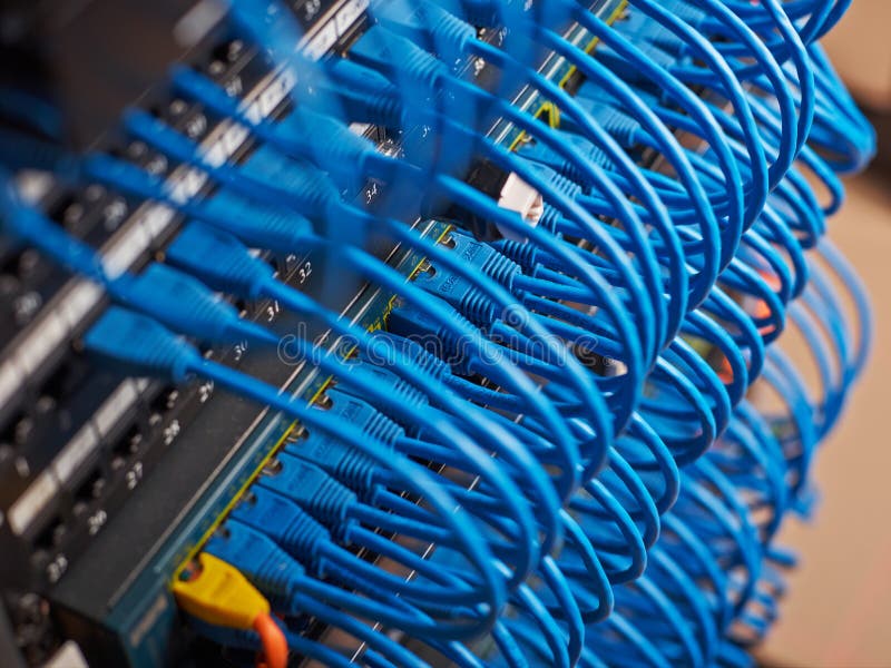 Wires connecting servers stock image. Image of connecting - 51178253