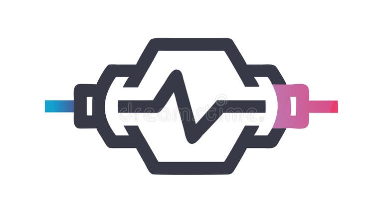 Wires Connection Icon for Data and Electric Circuits, Vector Design ...