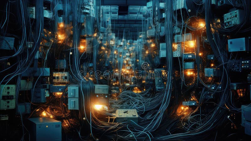 Wires connection texture stock illustration. Illustration of interweave ...