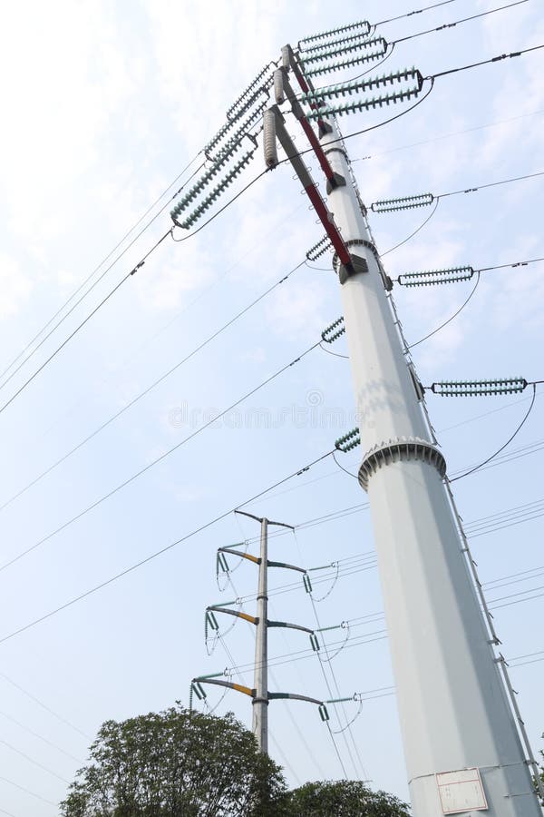 Wires stock photo. Image of tree, electric, wire, voltage - 68312824
