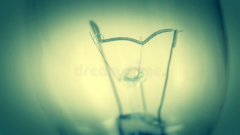 The Wires Inside the Bulb Light on Stock Video - Video of exploding ...