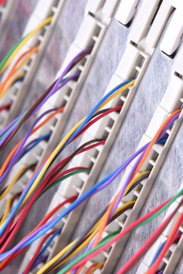 Wires IP Switchboard Panel stock photo. Image of abstract - 79812122