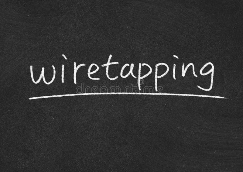 Wiretapping stock image. Image of concept, blackboard - 164699417