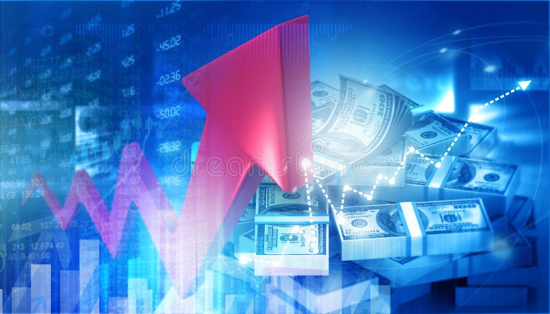 Wirtschaftswachstum stock abbildung. Illustration von ...