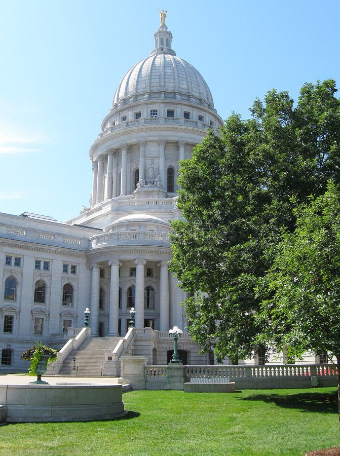 Wisconsin stock photo. Image of white, landmark, madison - 10222714