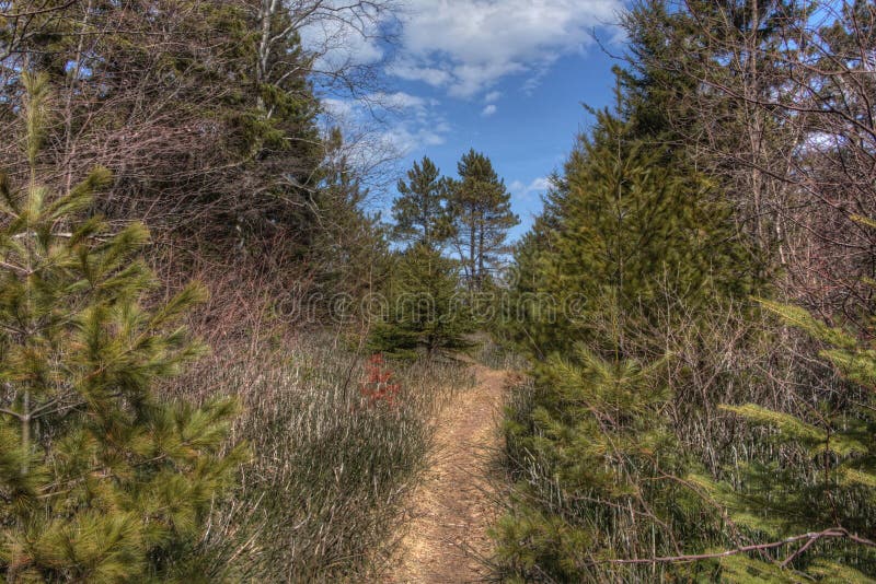 Wisconsin Point in Superior, Wisconsin is on the Shore of Lake S Stock ...