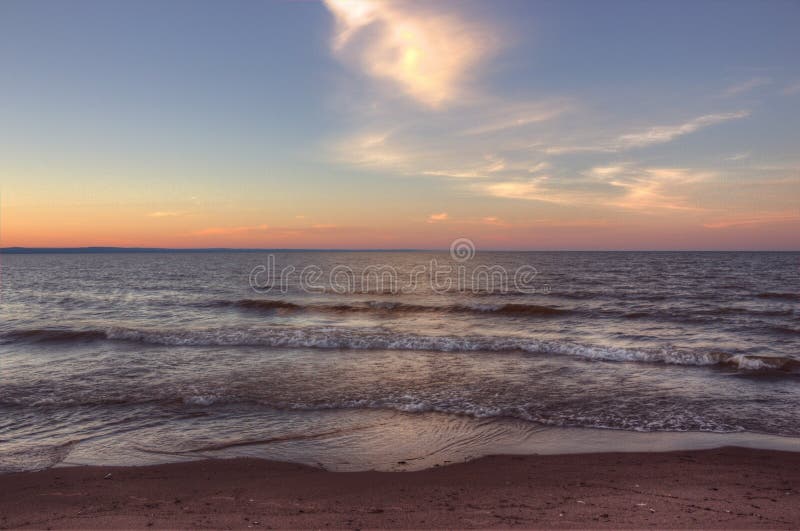 Wisconsin Point in Superior, Wisconsin is on the Shore of Lake S Stock ...