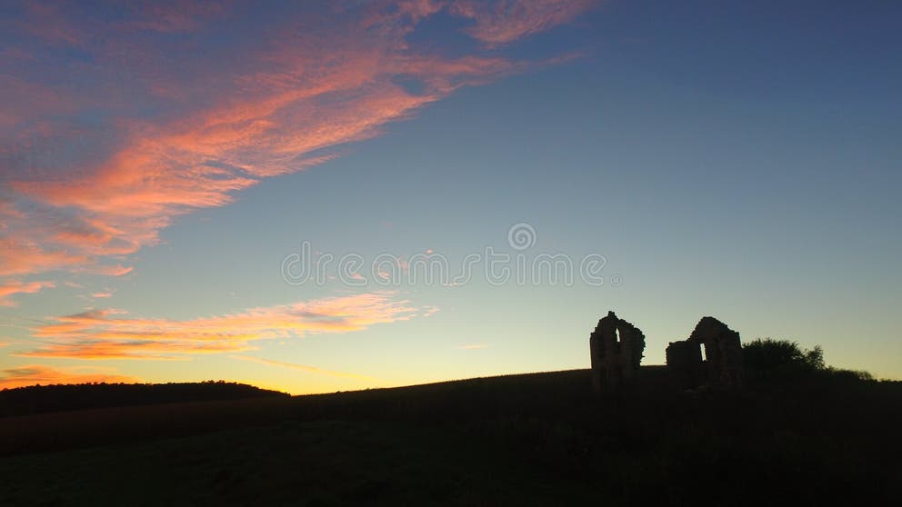 Wisconsin Sunset stock image. Image of wisconsin, cross - 84828863