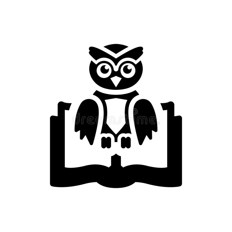 Wisdom icon stock vector. Illustration of illustrations - 224209313