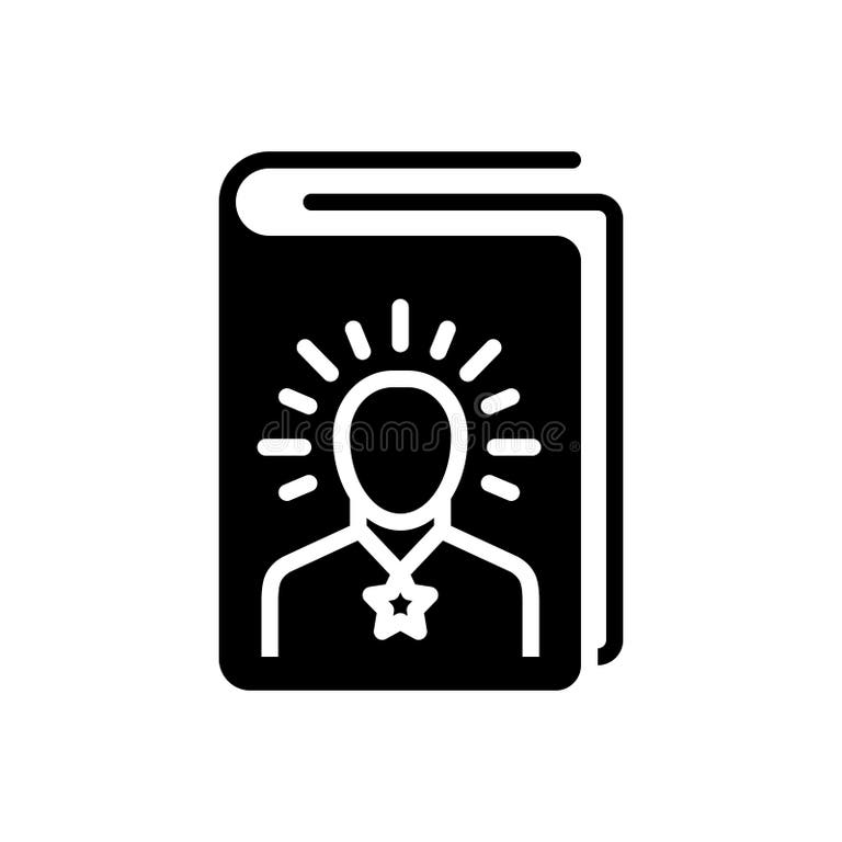 Black Solid Icon for Wisdom, Intelligence and Sagacity Stock Vector ...