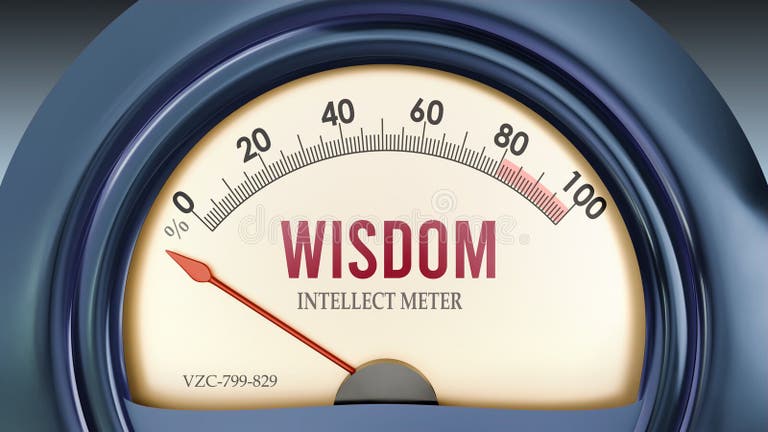 Wisdom and Intellect Meter that Hits less Than Zero, Very Low Level of ...