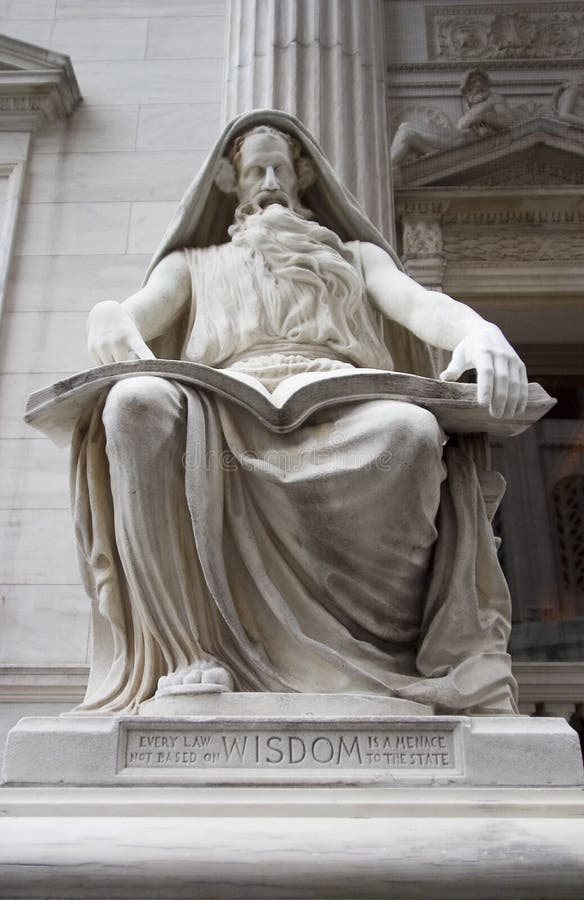 Wisdom Statue stock image. Image of neoclassical, education - 733627
