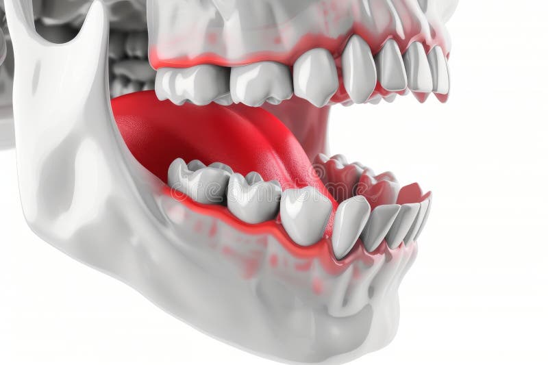Wisdom Teeth Impaction To Second Molar in 3D. Medically Accurate ...