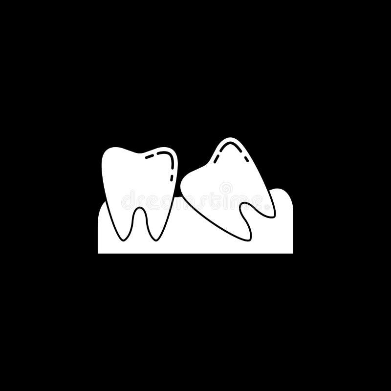 Wisdom Teeth Color Line Icon, Dental and Stomatolgy, Impacted Tooth ...