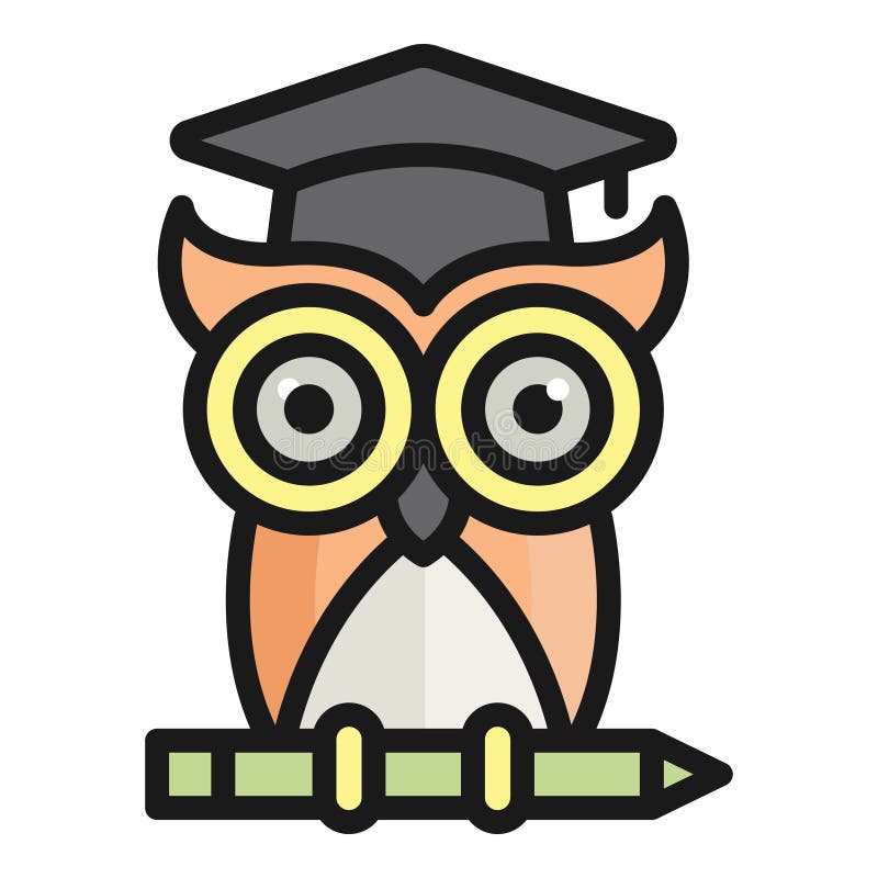 Wisdom Vector Flat Icon, School and Education Icon Stock Vector ...
