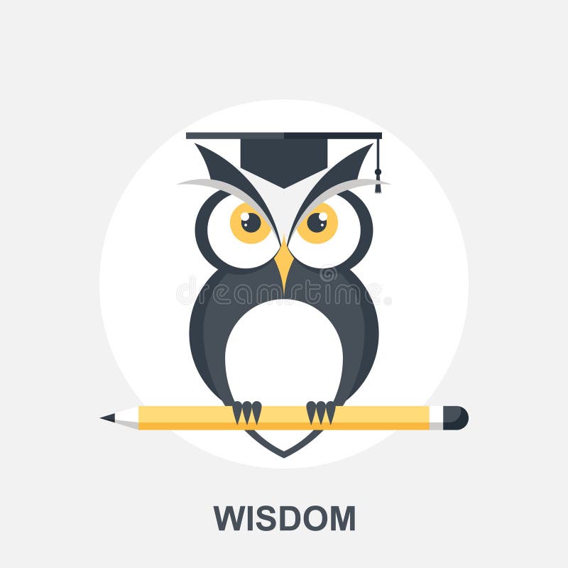 Wisdom Vector Illustration Concept Stock Vector - Illustration of ...