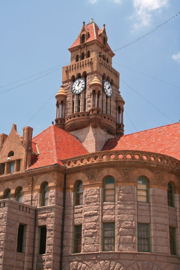 Wise County Courthouse in Downtown Decatur, TX Stock Image - Image of ...